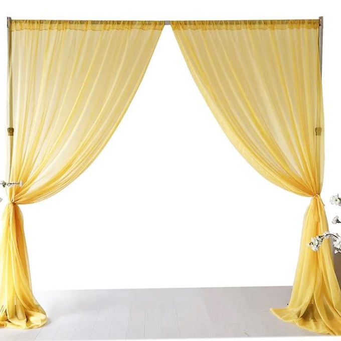 GOLD CEREMONY DRAPES – Wagga Event Hire