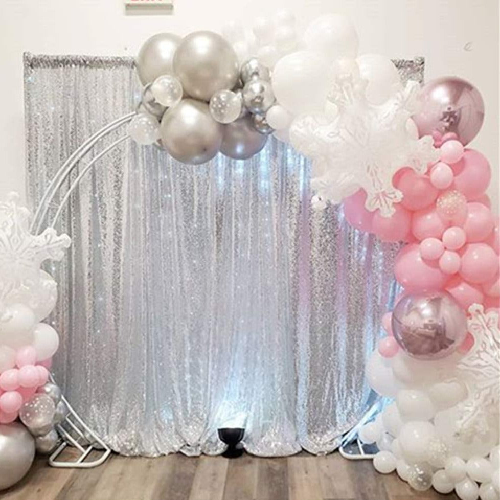 SILVER SEQUIN BACKDROP – Wagga Event Hire