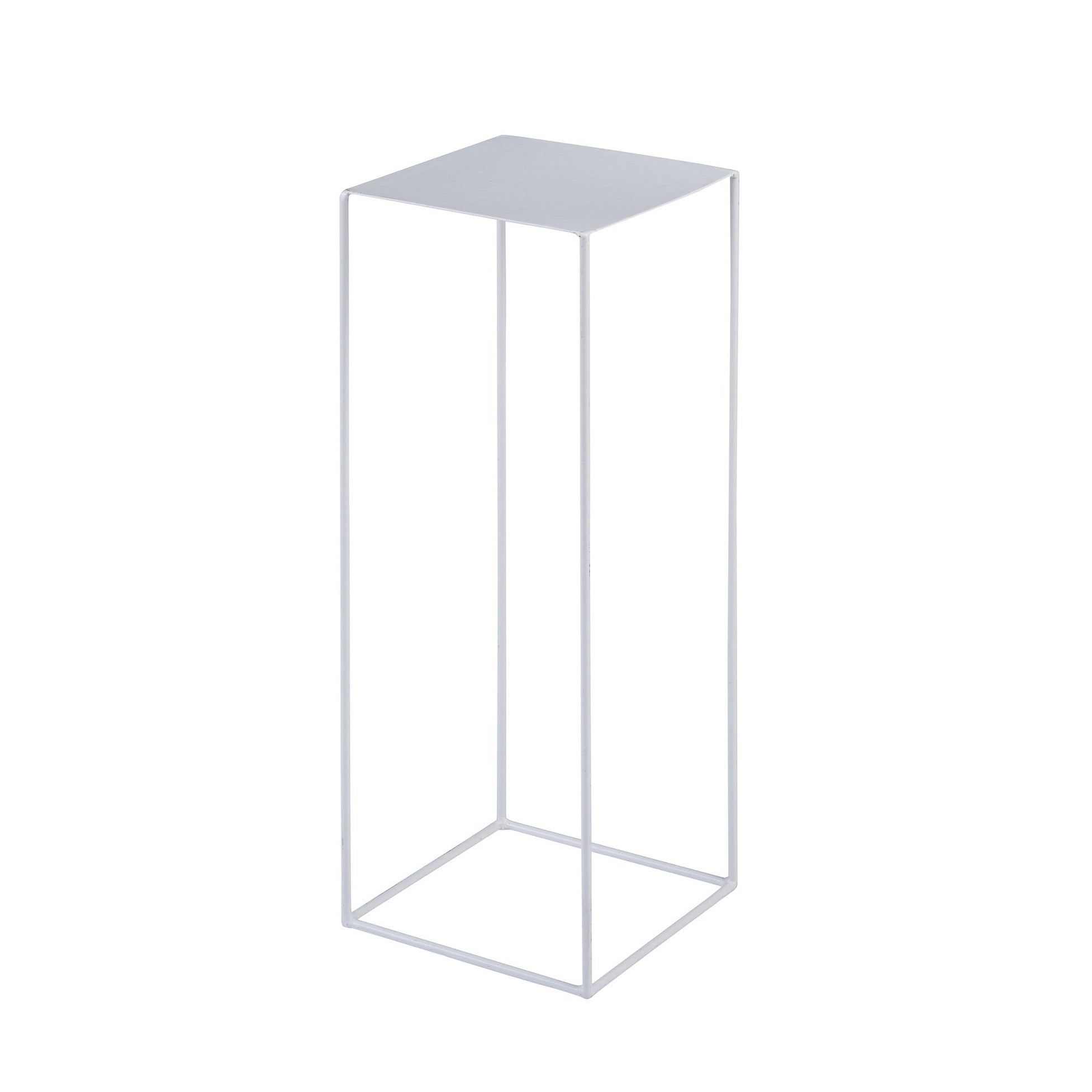 WHITE TALL FLOWER STANDS – Wagga Event Hire