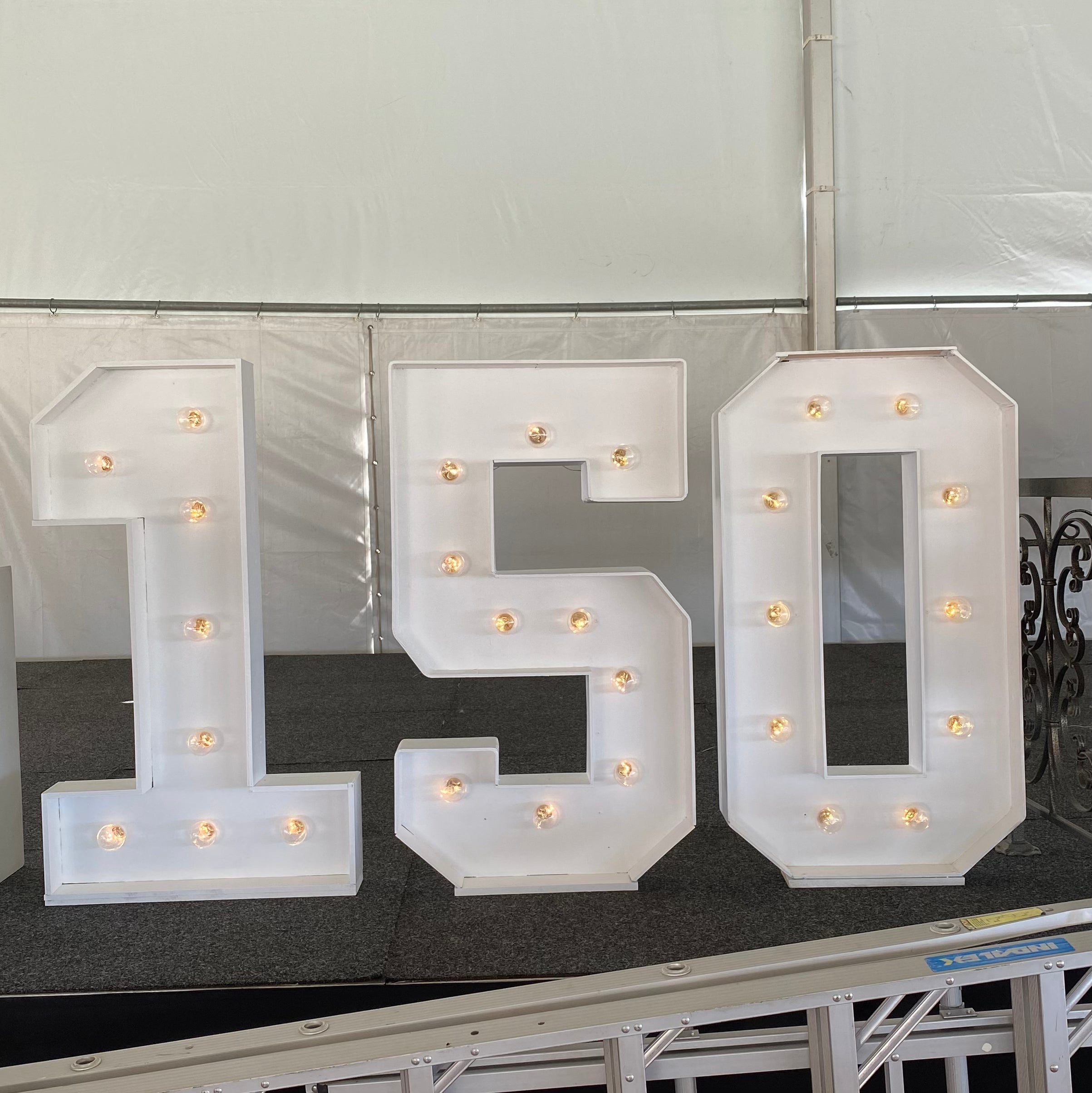 MARQUEE NUMBERS – Wagga Event Hire